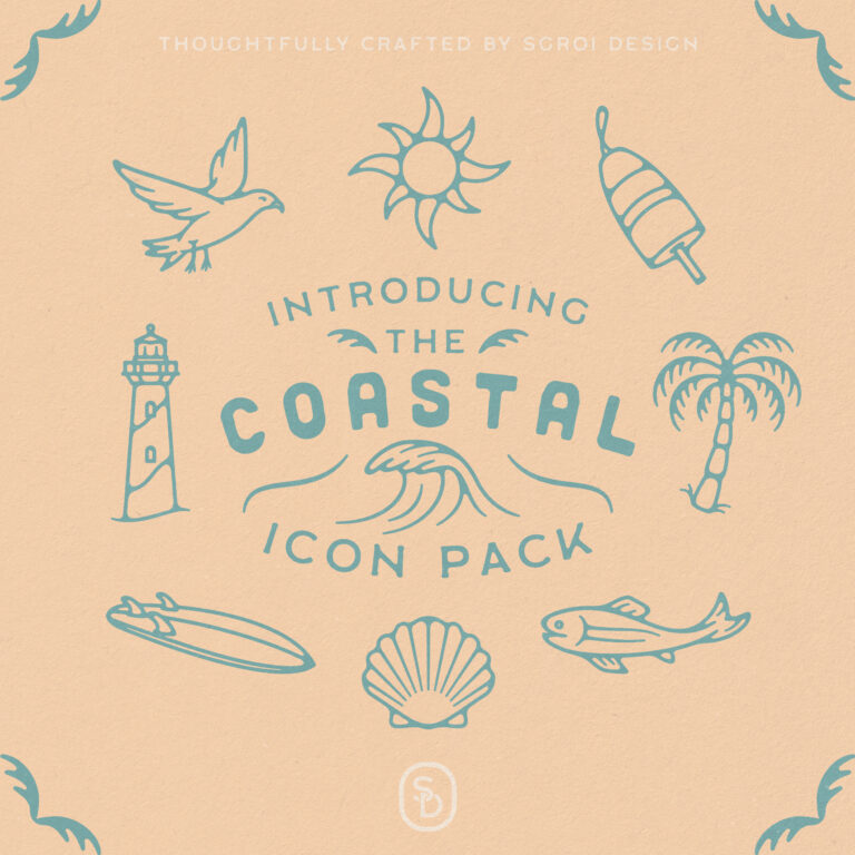 Coastal Icon Pack | Sgroi Design